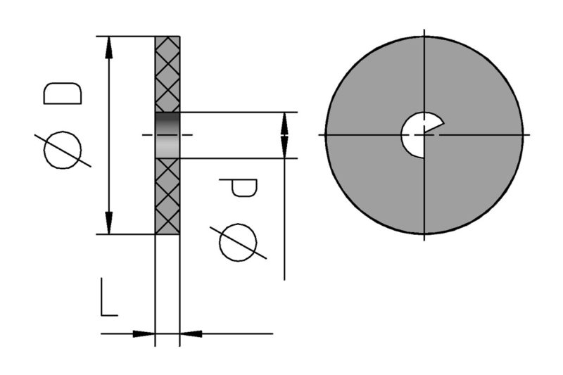 Dichtscheibe Ø 1,850 – 5,749 mm – botek